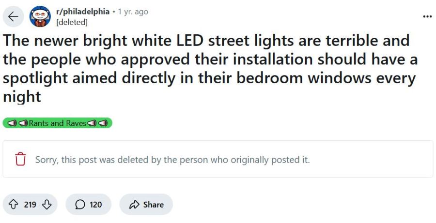 Philly Reddit Vs. the Streetlight Improvement Project: r/Philadelphia ...